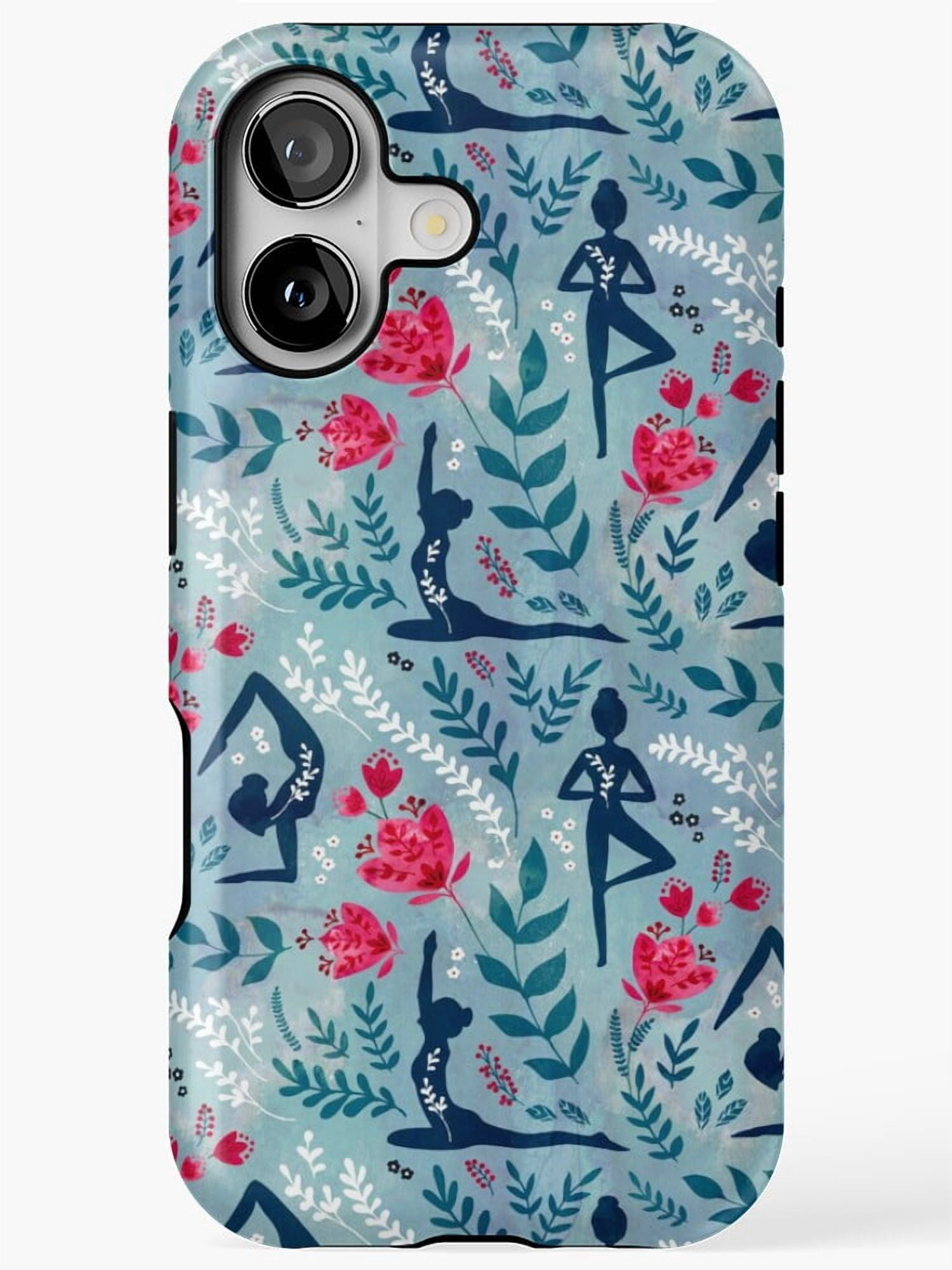 Art Deco Floral Twist Abstract Botanical Print Phone Case for iPhone 11 ...