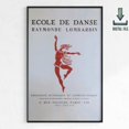 Art Deco French Dance Poster La Nuit De Fleurs Print Vintage Poster ...