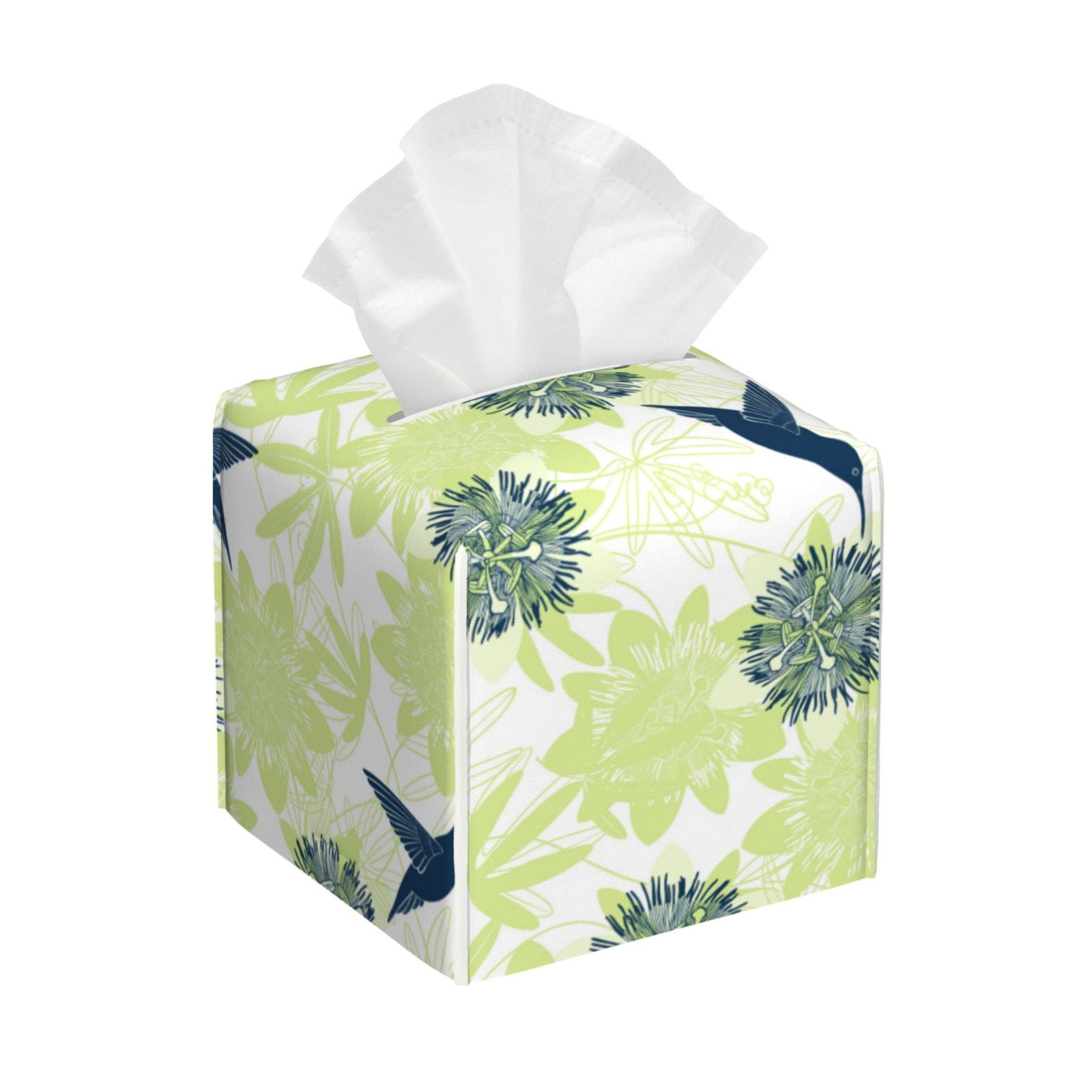 Art Deco Hummingbird Tissue Box Cover, Tissue Box Holder, Square ...