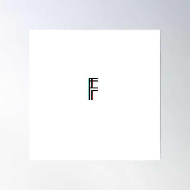 Art Deco Letter F Poster Wall Art, Modern Wall Decor For Living Room ...