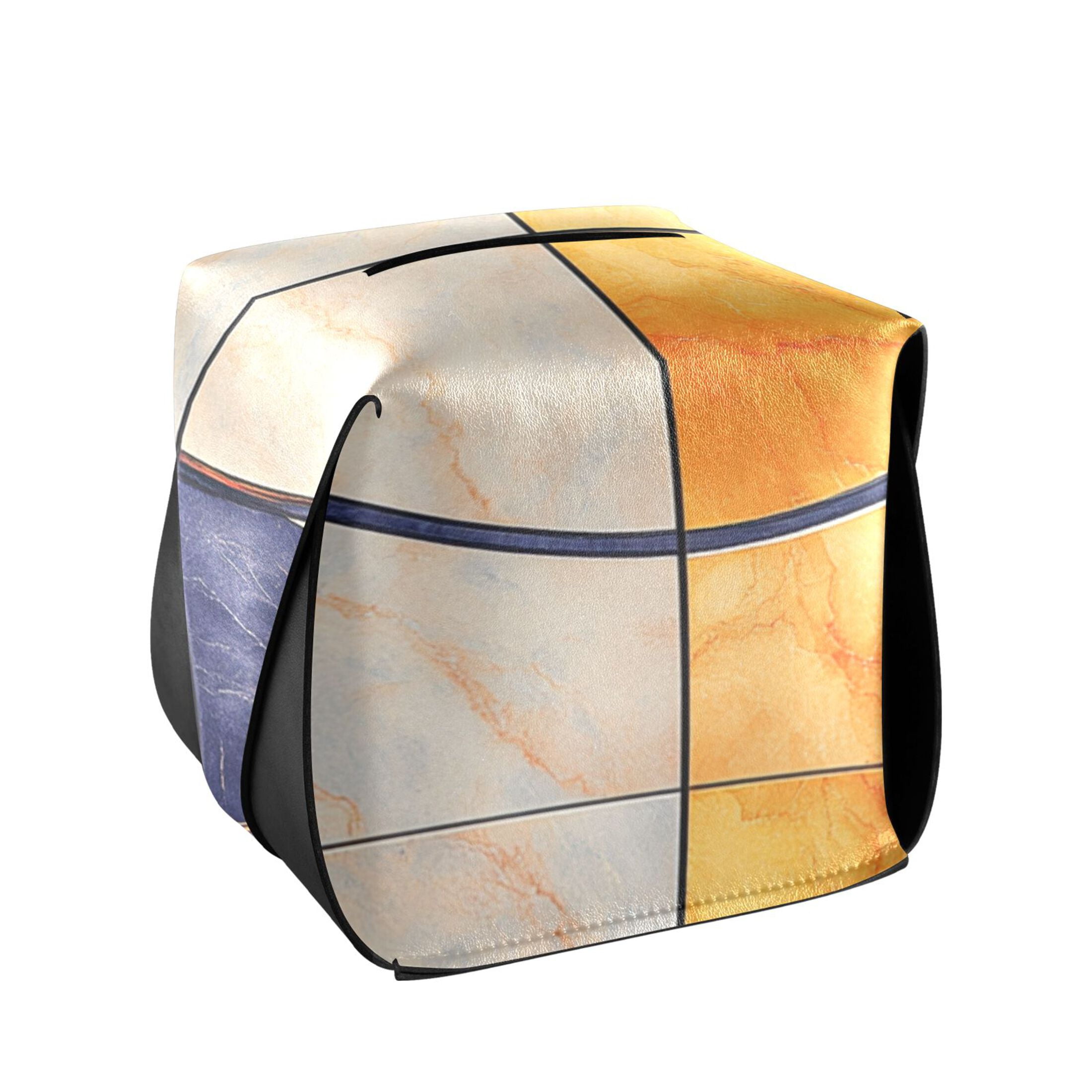 Art Deco Motifs Tissue Box Cover Leather Square Rectangle Tissue Box ...