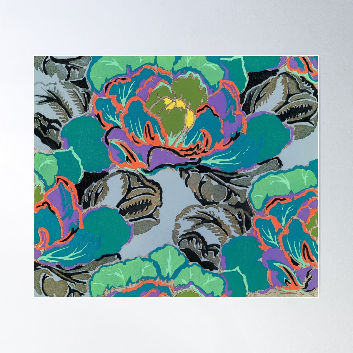 Art Deco Pattern Variations 12 By Édouard Bénédictus 1928 Poster Wall ...