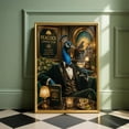Art Deco Peacock Supper Club Glamorous Lounge Wall Art, Stretched ...