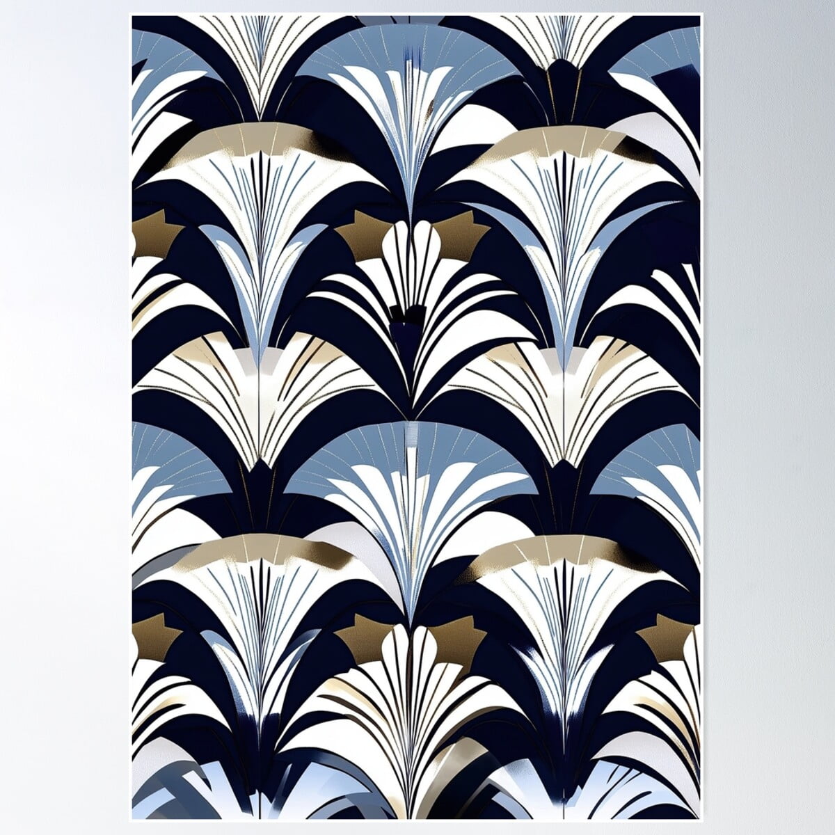 Art Deco Poster Wall Art, Modern Wall Decor For Living Room Bedroom ...