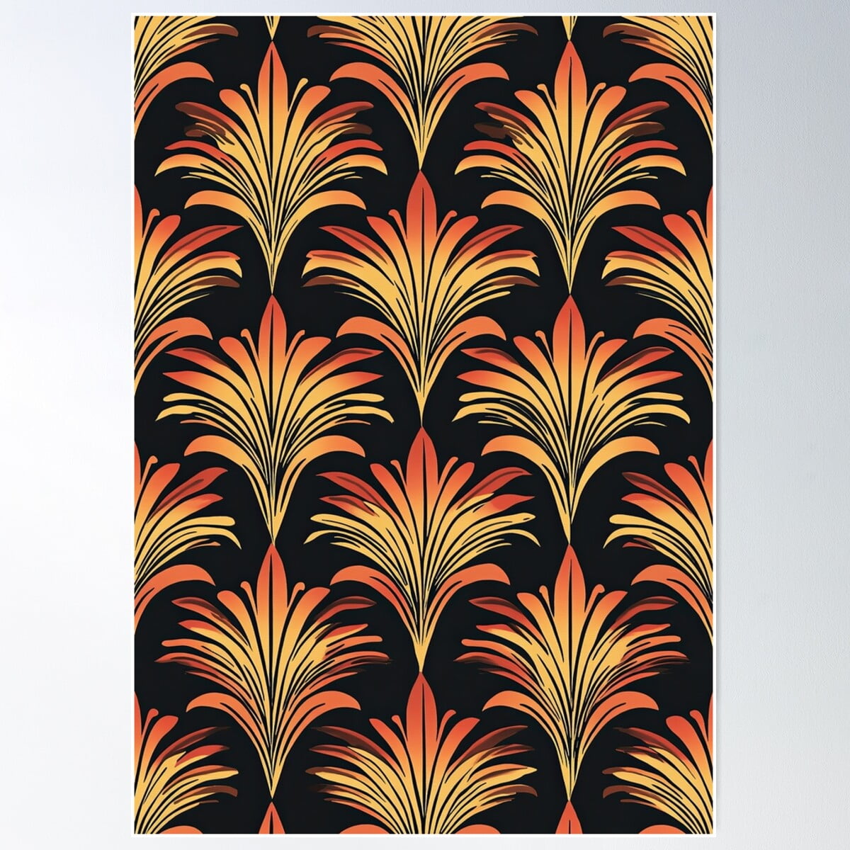 Art Deco - Shimmering Perspectives Poster Wall Art, Modern Wall Decor ...