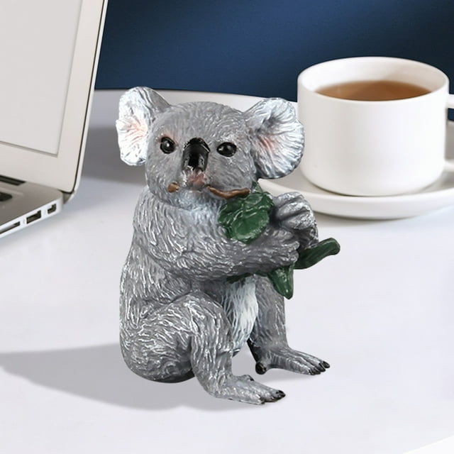 Art Deco Simulation Solid Leaf Hugging Koala Koala Koala Model Hand ...