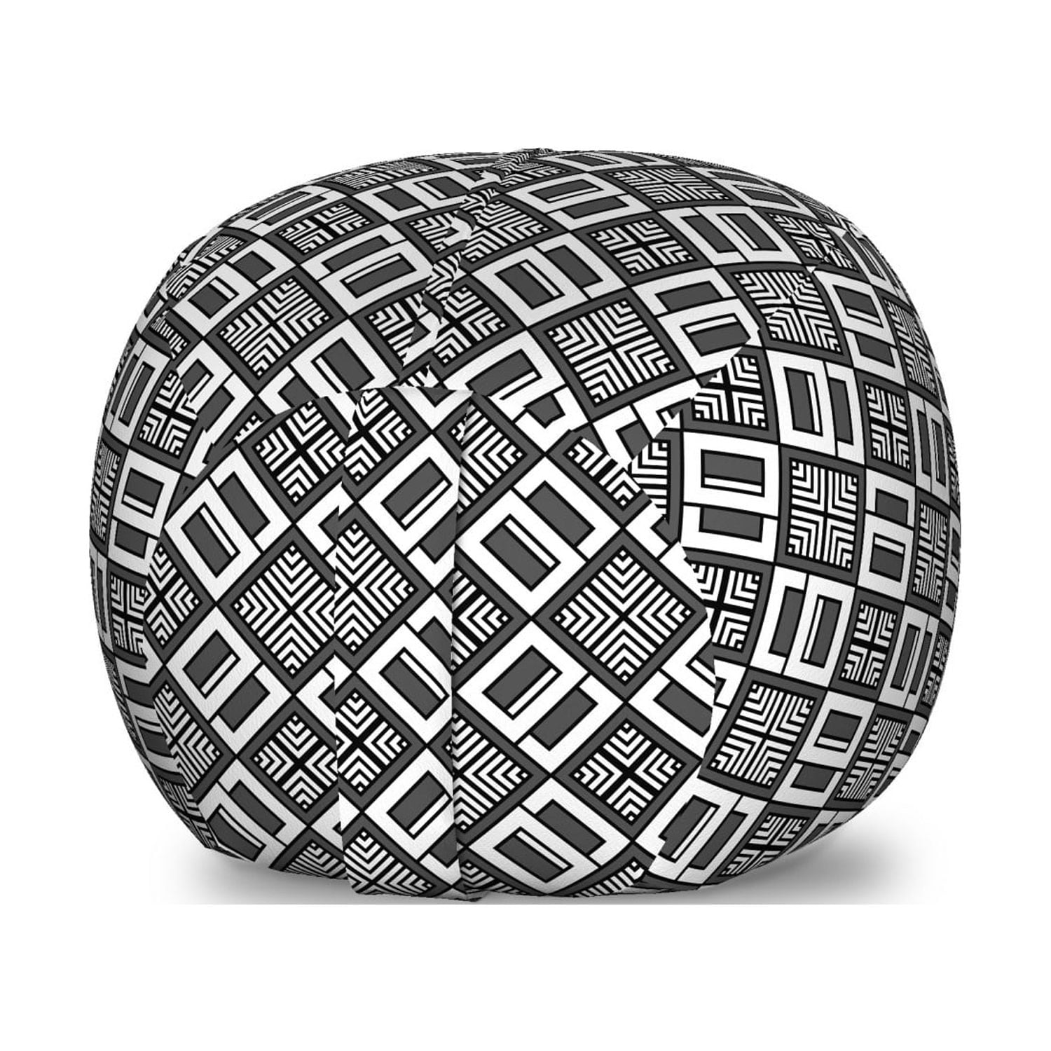 Art Deco Storage Toy Bag Chair, Vintage Checker Design Inspired ...