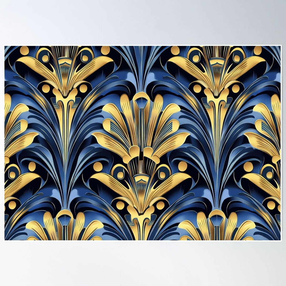Art Deco "Timeless Splendor" Poster Wall Art, Modern Wall Decor For ...
