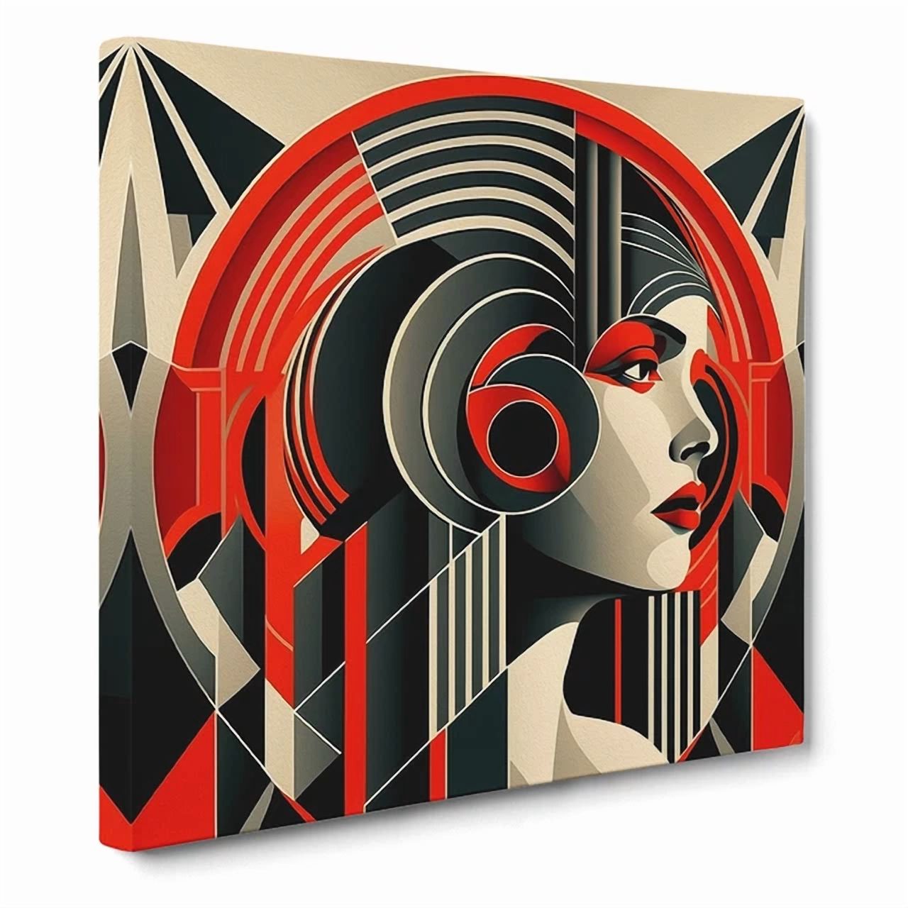 Art Deco Woman Constructivism No.2 Wall Art Print Lounge Art Home Decor ...