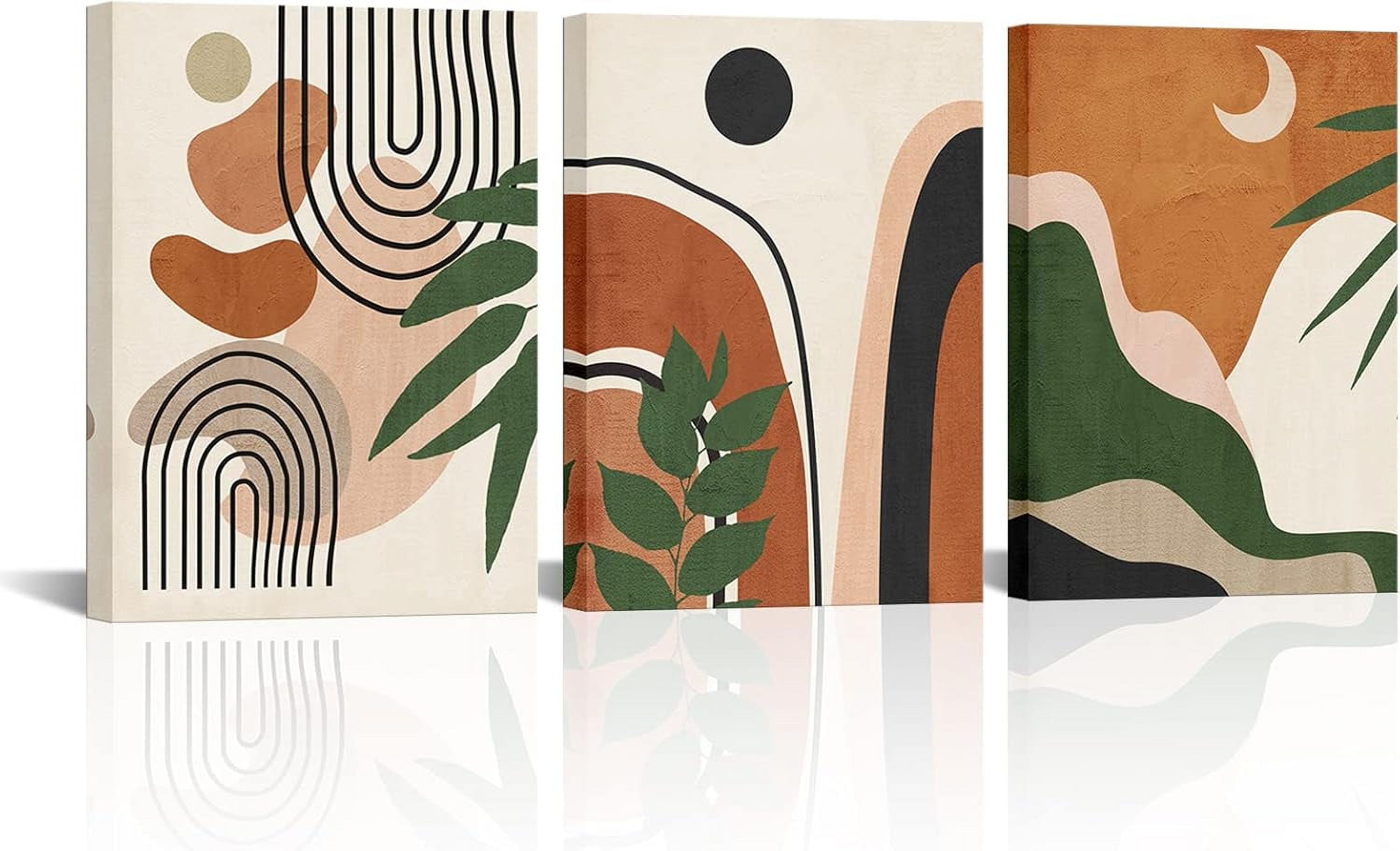 Art Decor Boho Wall Art Bohemian Wall Decor Bathroom Art Wall Decor ...