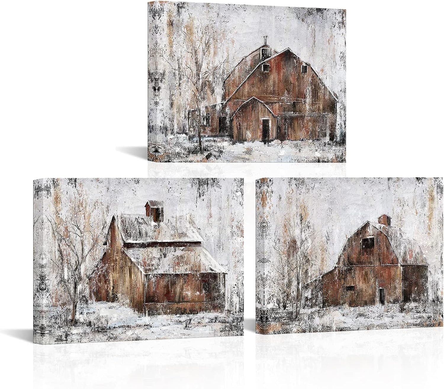 Art Decor Rustic Farmhouse Wall Decor Country Wall Art Barn Pictures ...