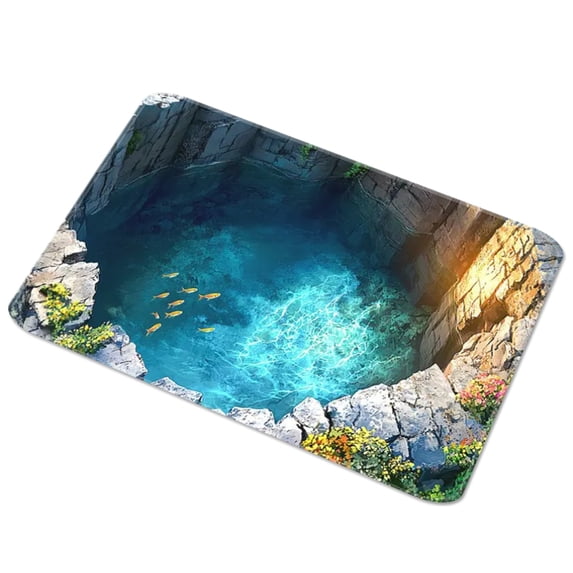 Art Designs Nonslip Floor Mat for Home Entrance and Bathroom Craft from ...