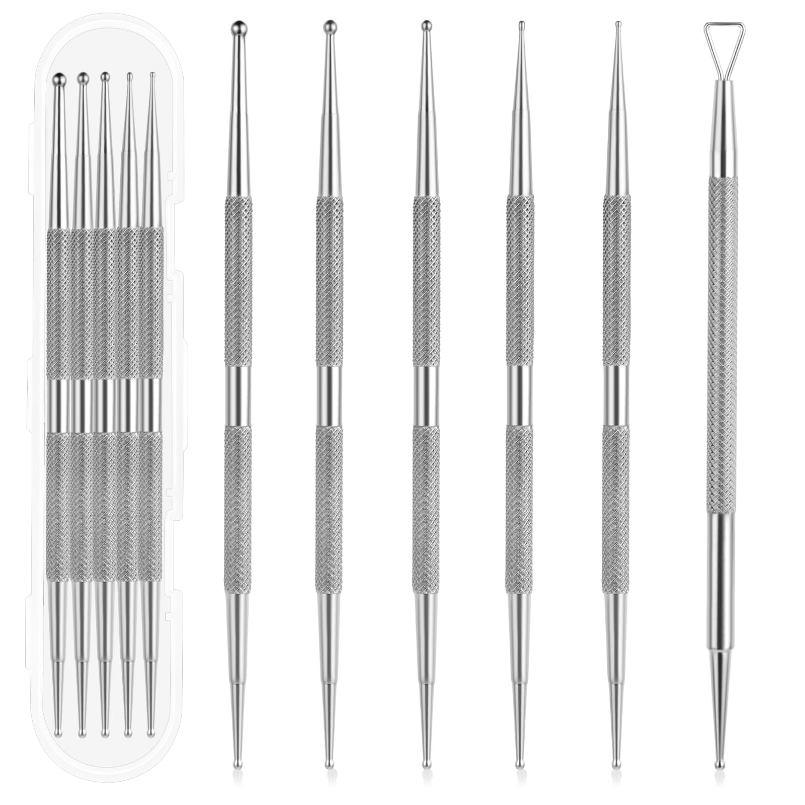 Art Dotting Tools, MMF7 6 Pcs Professional Ball Art Tools Art Brushes Design Tools Stailess ...