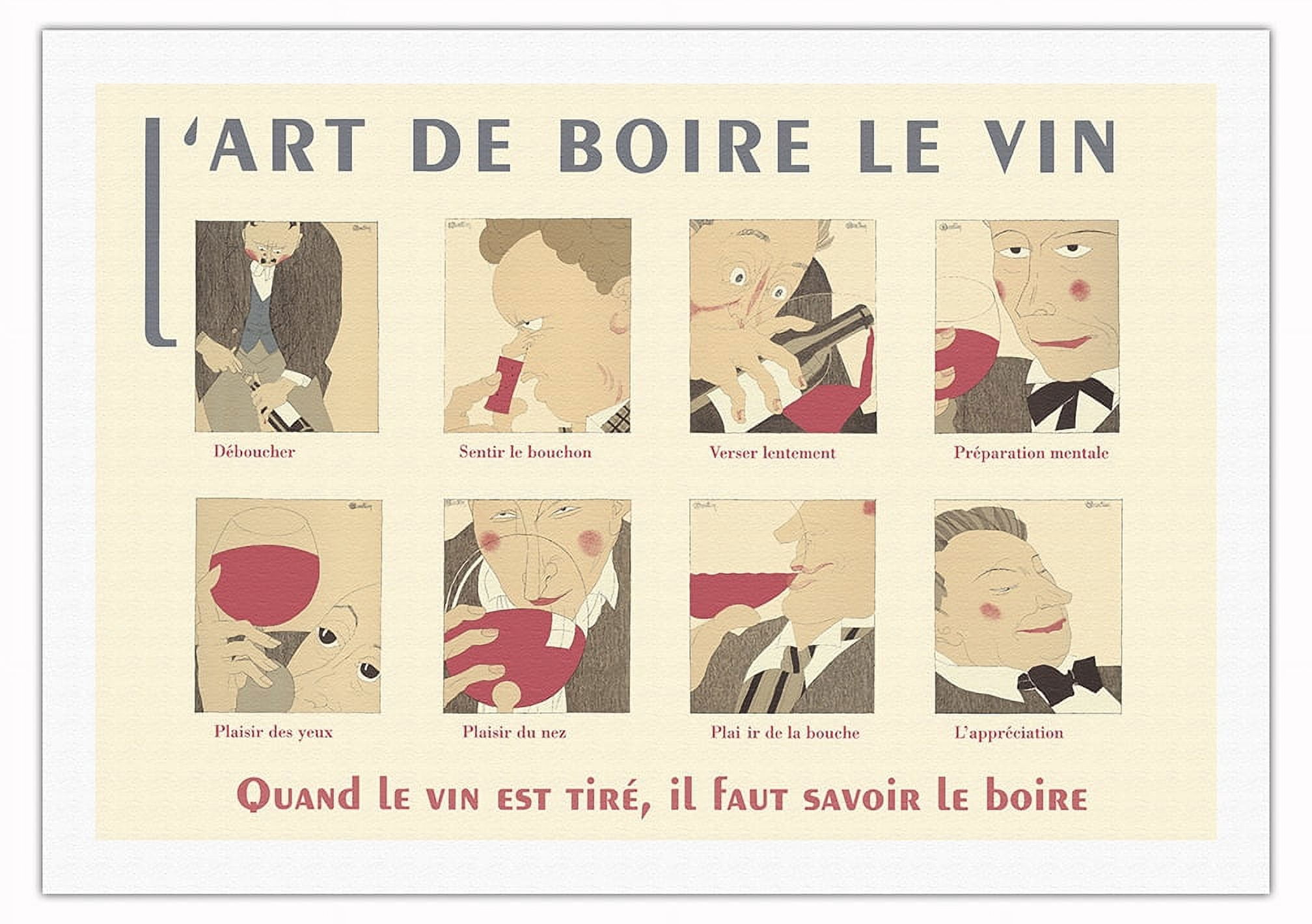The Art of Drinking Wine (L'Art de Boire le Vin) - Vintage Food & Drink ...