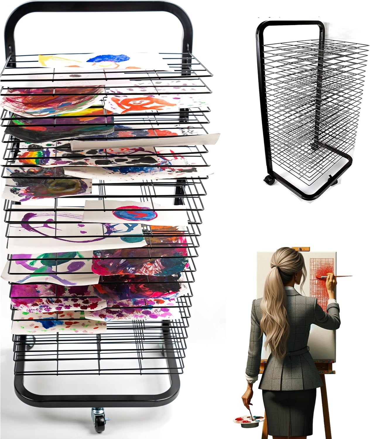 Art Drying Rack for Classrooms and Art Studios, Original Unique System ...