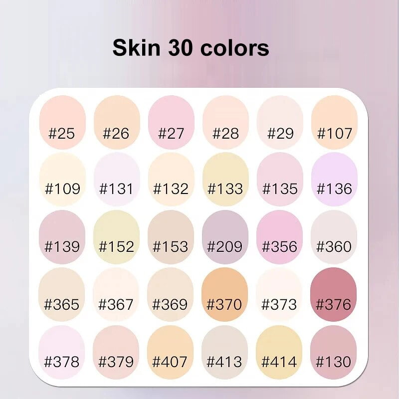 Art Dual Tip Alcohol Based Flesh Color Marker Pen Set 20/24/30colors ...