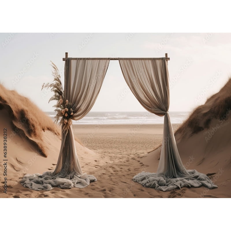 Art Fabric Aesthetic Wedding Scenery Photography Backdrops Flower Brick ...