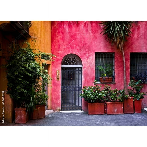 Art Fabric Aesthetic Wedding Scenery Photography Backdrops Flower Brick ...