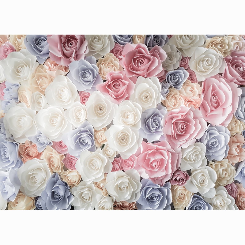 Art Fabric Blooming Flowers Photography Backdrops Spring Valentine Day ...