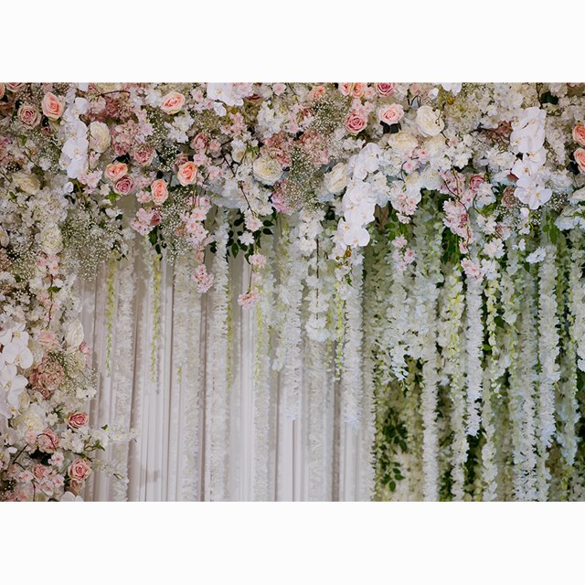 Art Fabric Blooming Flowers Photography Backdrops Spring Valentine Day ...