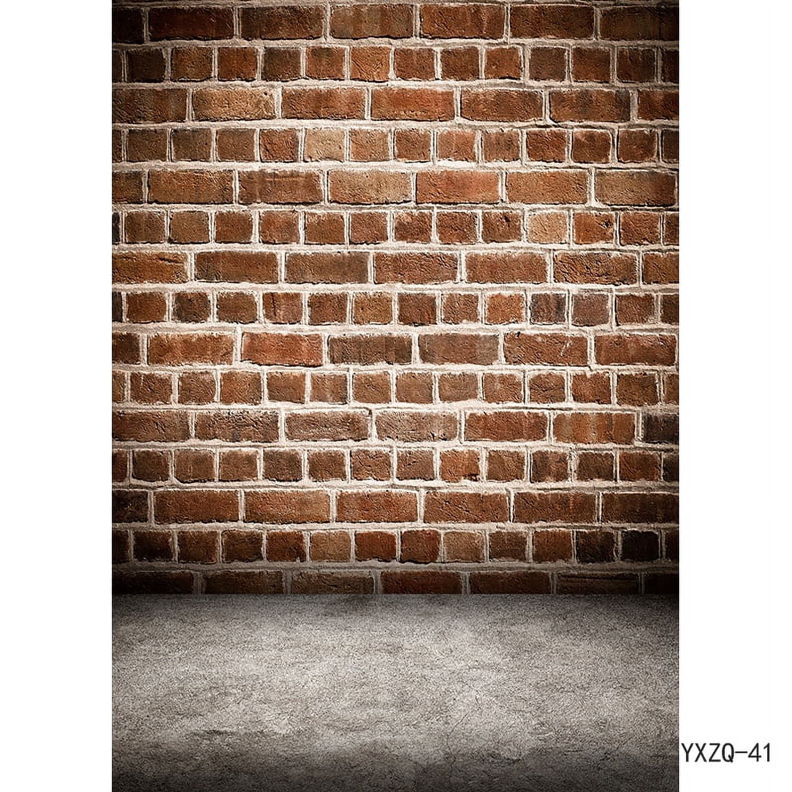 Art Fabric Brick Wall Wooden Floor Photography Backdrops Portrait Photo ...