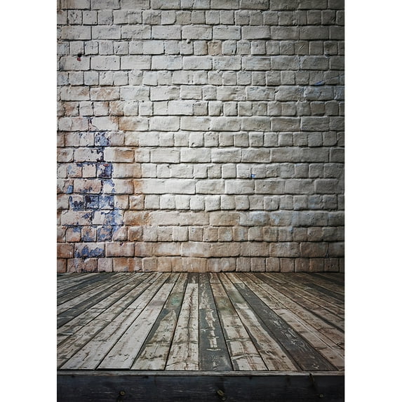Art Fabric Photography Backdrops Props Wooden Floor Brick Wall Baby ...