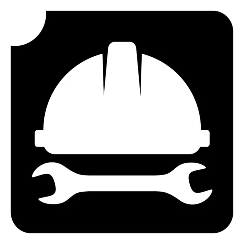 Art Factory Glitter Tattoo Stencil - Hard Hat Construction (5/pack), Temporary Tattoo Template ...