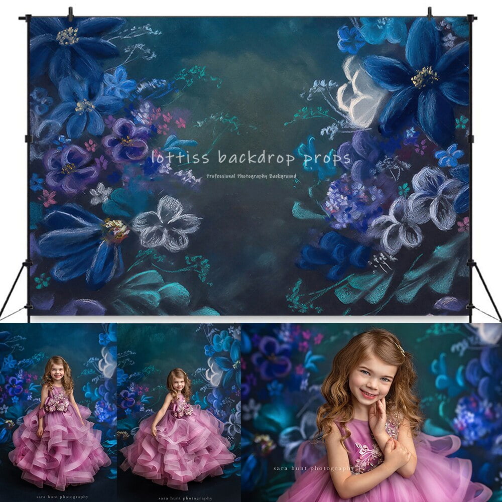 Art Floral Backdrops Kids Pregnant Woman Portrait Photography Hand ...