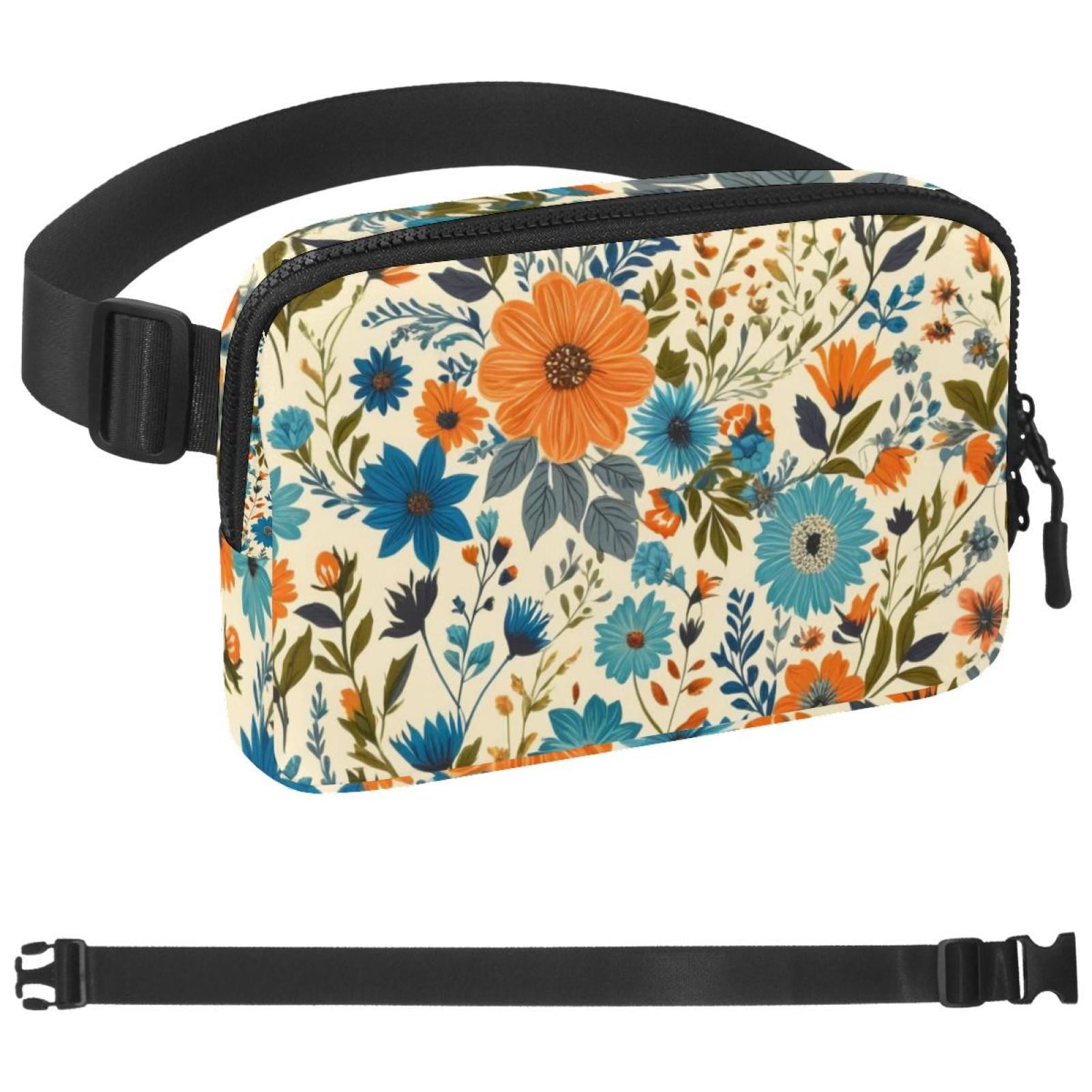 Art Flower Unisex Style Fanny Pack: Fashion Waist Packs, Crossbody Bags ...