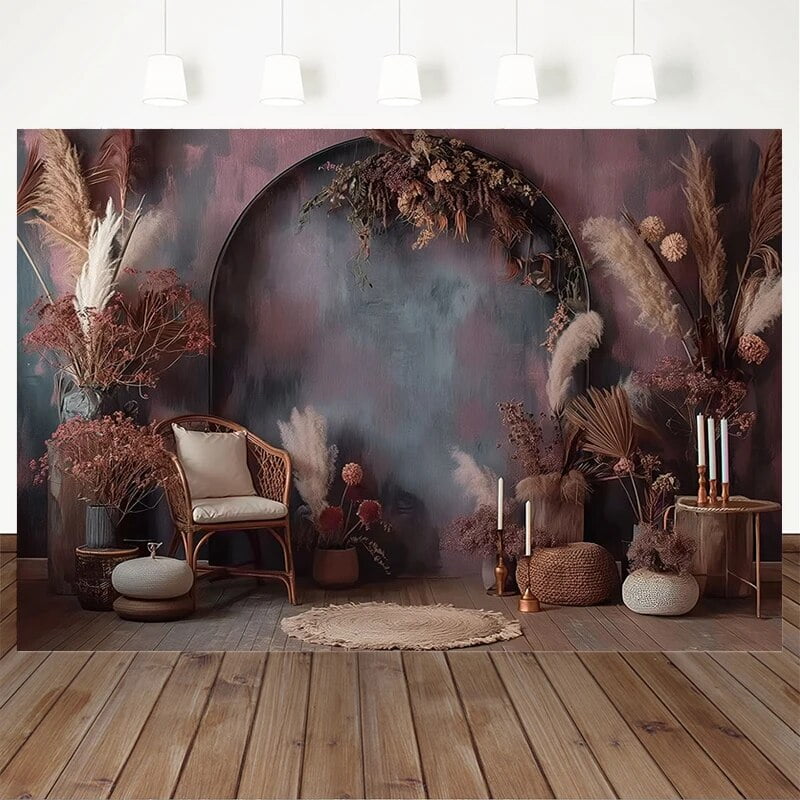 Art Flower Wall Backdrop For Photography Princess Bride Birthday Photo ...