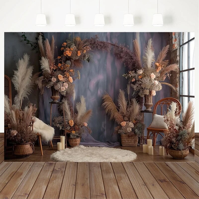 Art Flower Wall Backdrop For Photography Princess Bride Birthday Photo ...