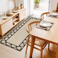 Art Frame 2'x6' Runner Rug for Hallway Walkway Kitchen Galley ...