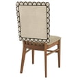 Art Frame Chair Back Covers Set of 8 Geometric Black Morocco Printed ...