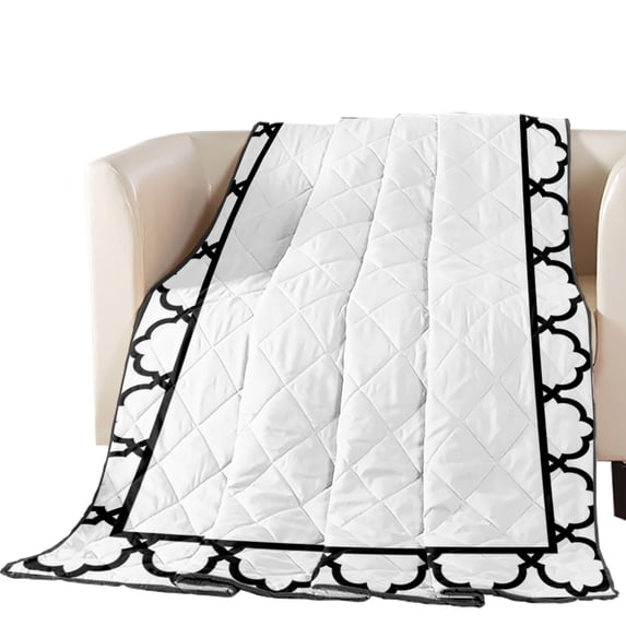 Art Frame Quilted Comforters Cooling Blanket Oversized Queen Size ...
