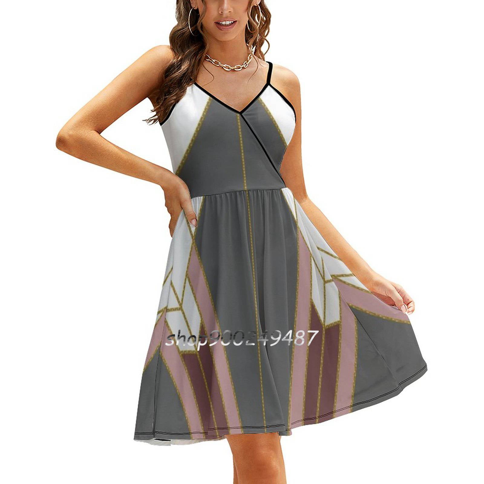 Art G1 Evening Party Dresses Midi Sexy Dress Female Sweet One Piece ...