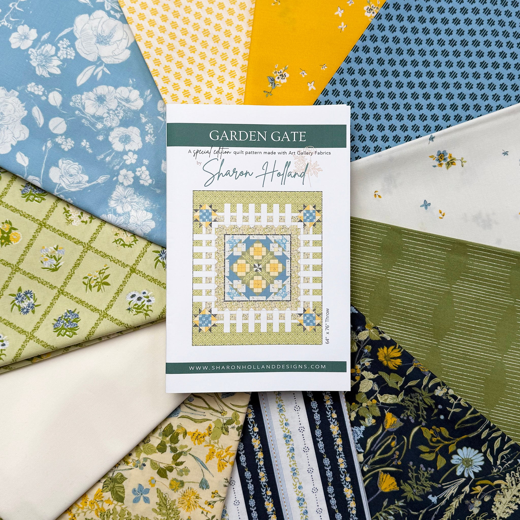 Art Gallery Garden Gate Quilt Pattern Kit - Walmart.com