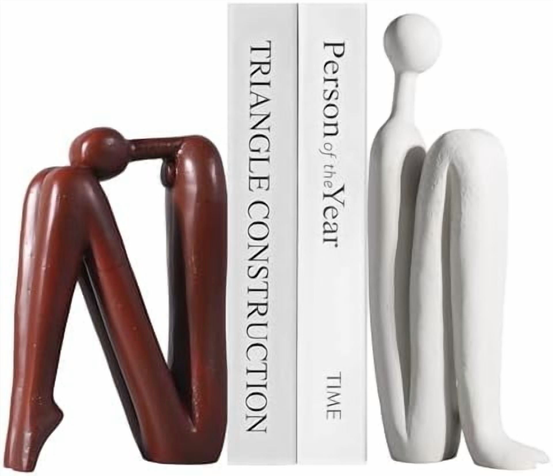 _Art_Gallery | Resin Thinker Bookends for Heavy Books, Abstract ...