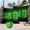 Art Gaming Icons Outdoor Waterproof Throw Pillow Covers Set of 2, 20 ...