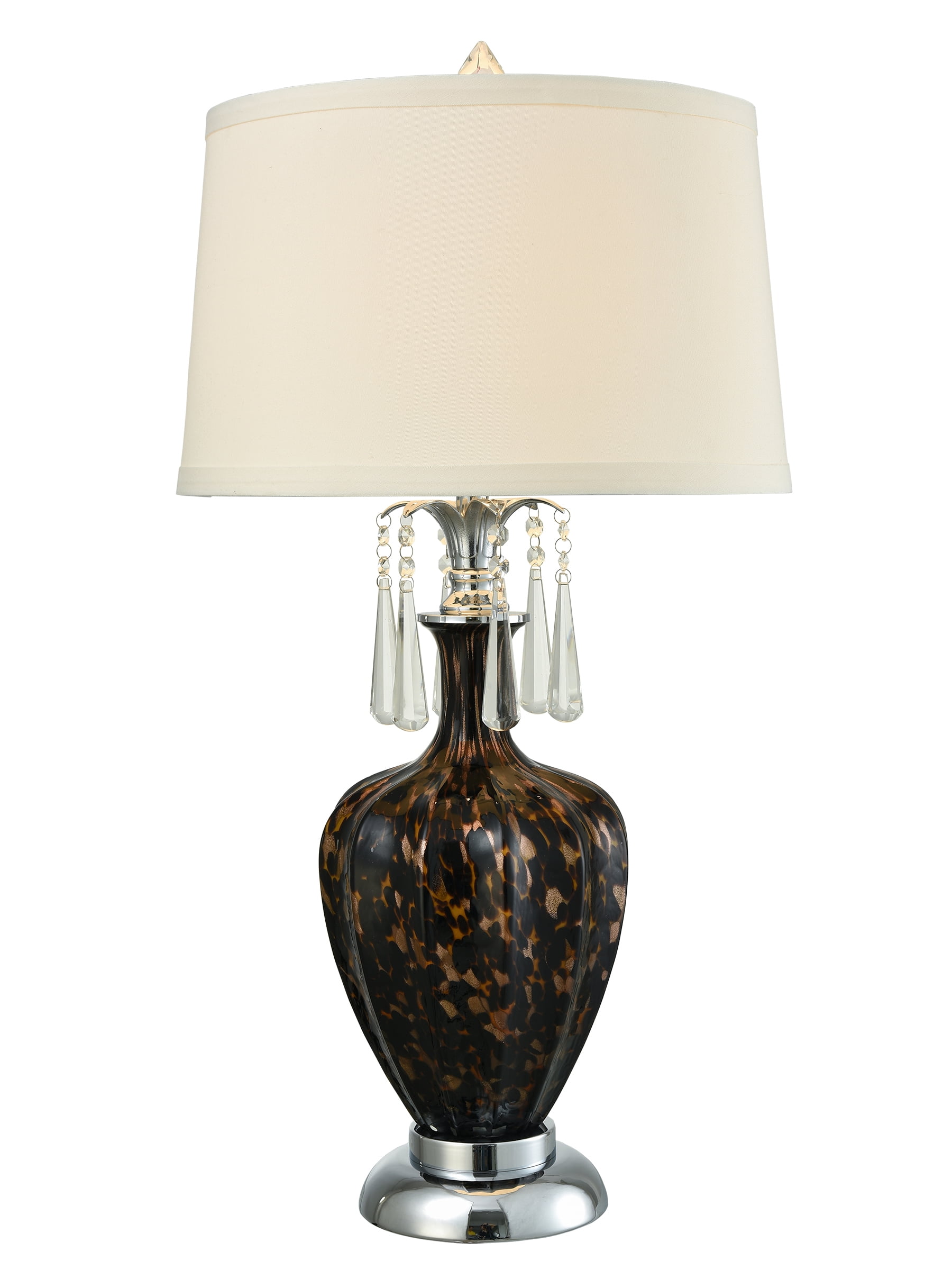 Art Glass Designs 31" LED Vase Table Lamp with Trapezoidal Shade ...