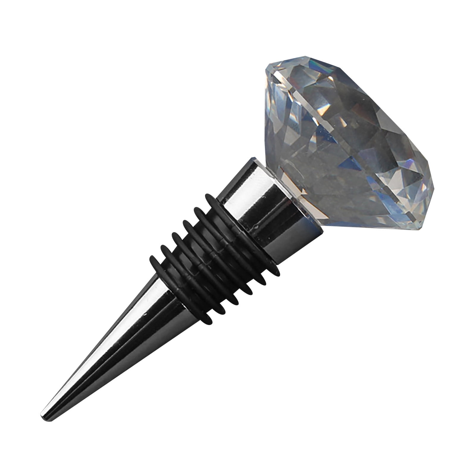 Art Glass Wine Stopper - Multicolor, Leak-Proof, Stainless Steel ...