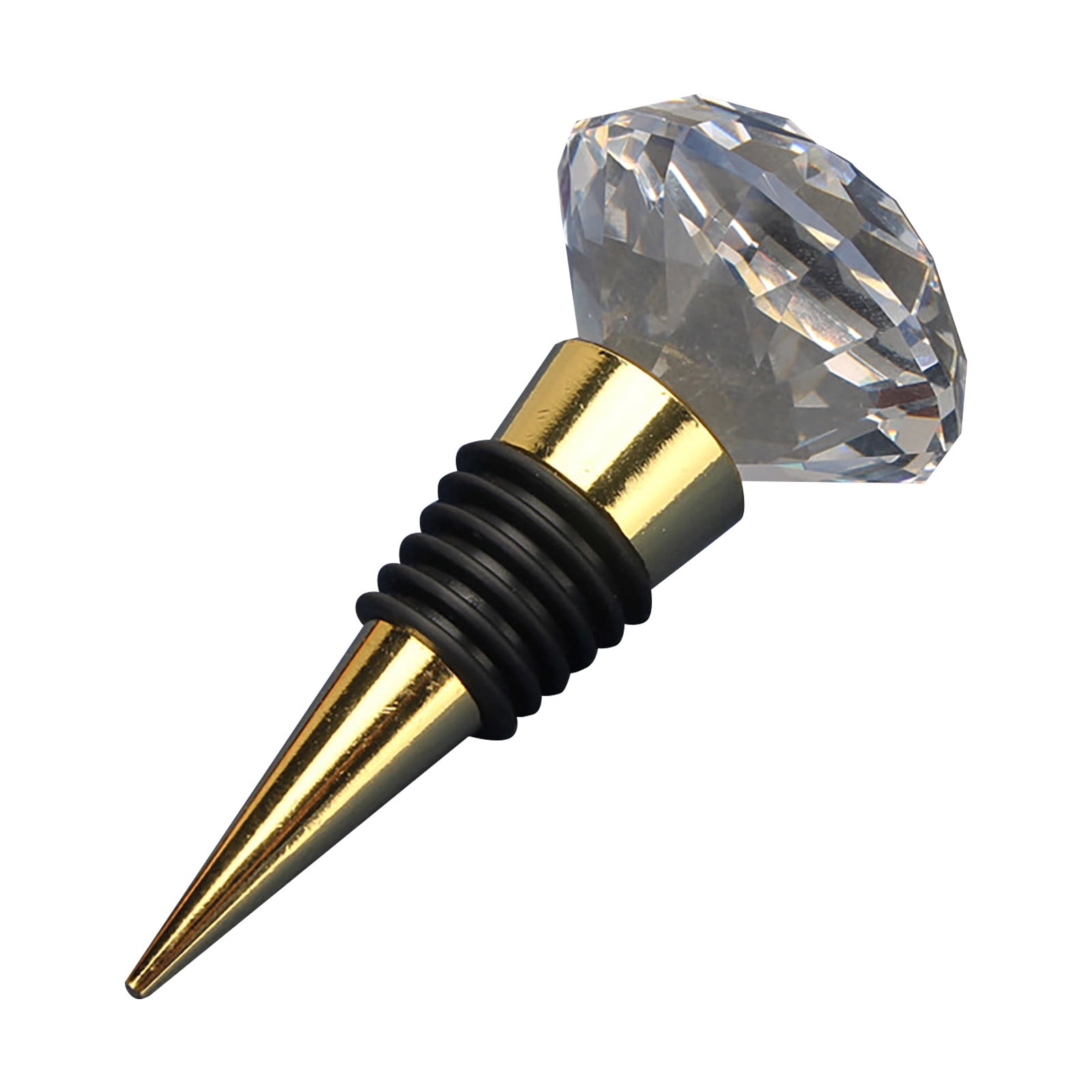 Art Glass Wine Stopper Multicolor Leak-proof Reusable Stainless Steel ...