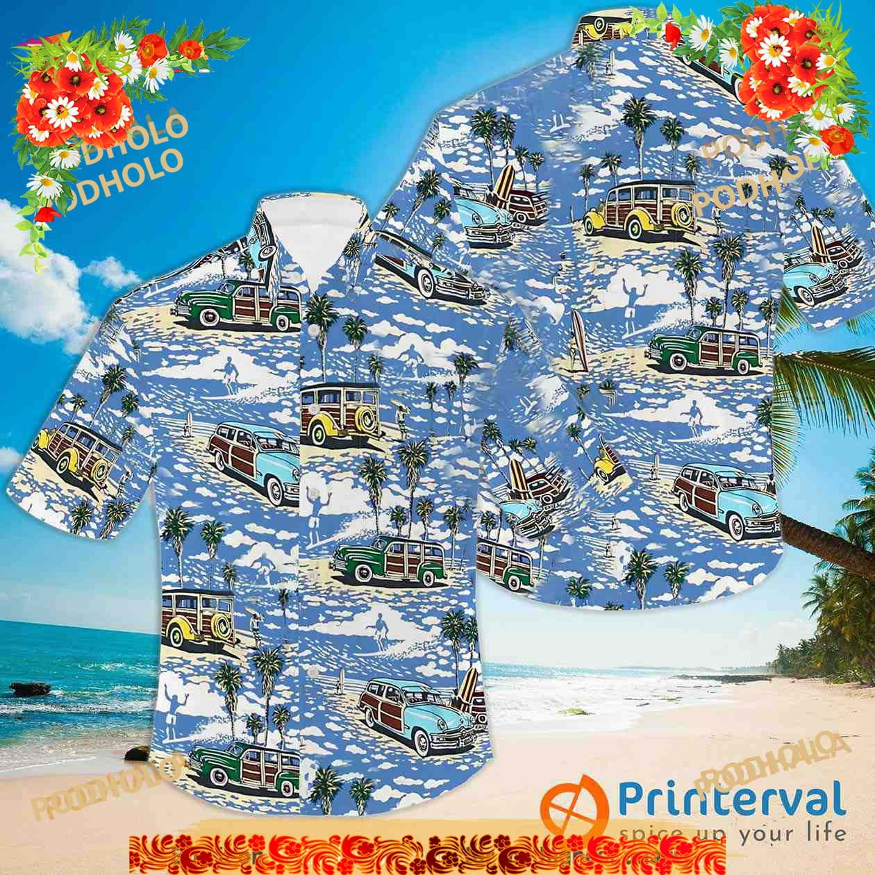 Art Hawaiian Shirt - Walmart.com