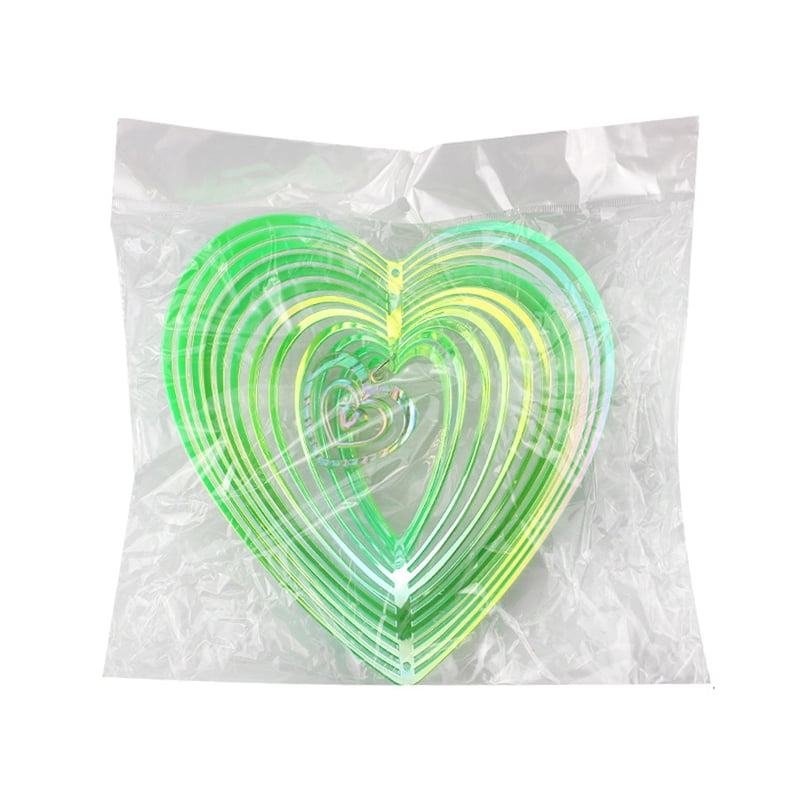Art Heart Wind Spinner Yard Art Beating Heart Wind Spinner Garden ...