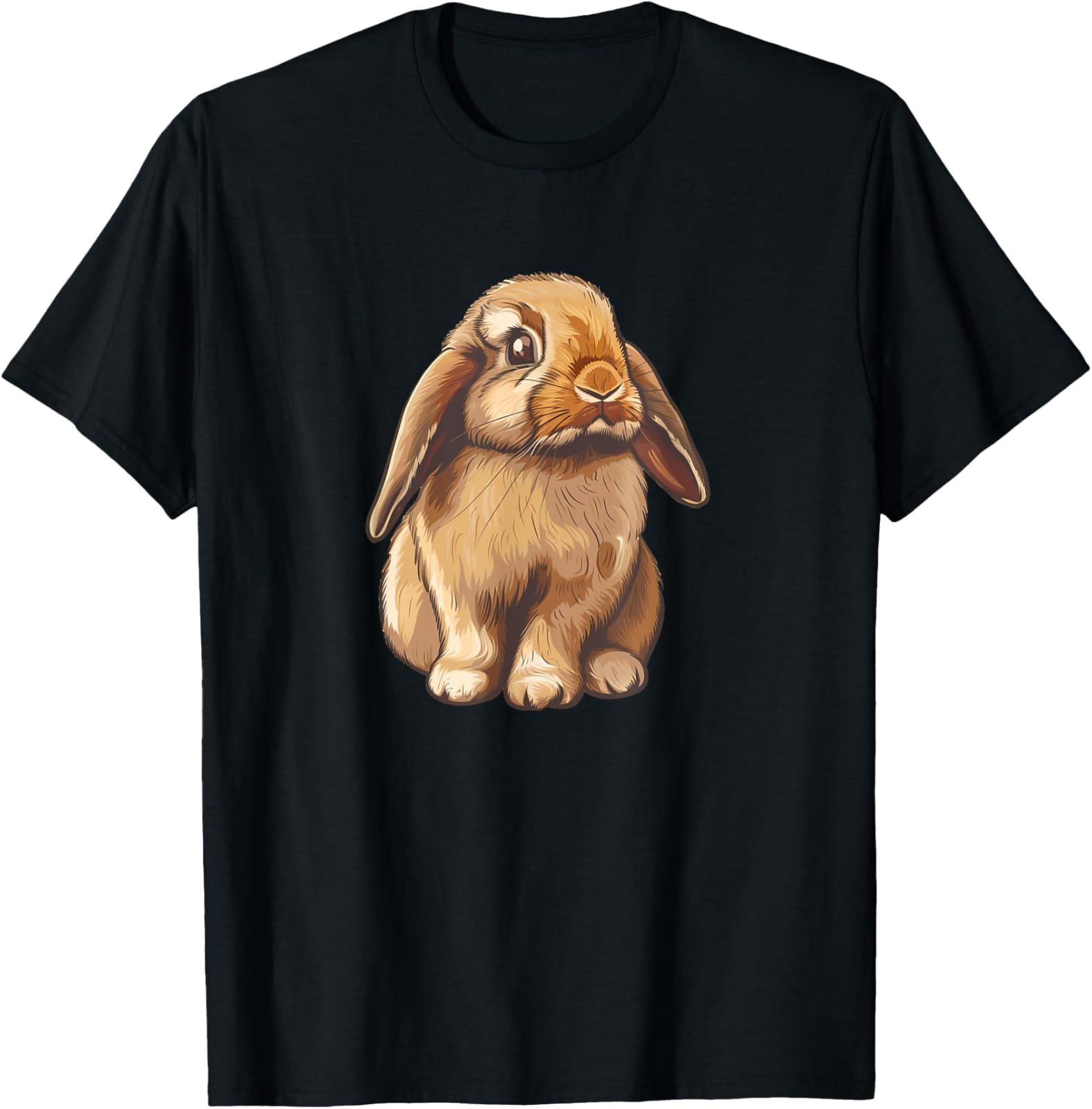 Art Illustration Mini Holland Lop Bunny Rabbit Lover T-Shirt - Walmart.com
