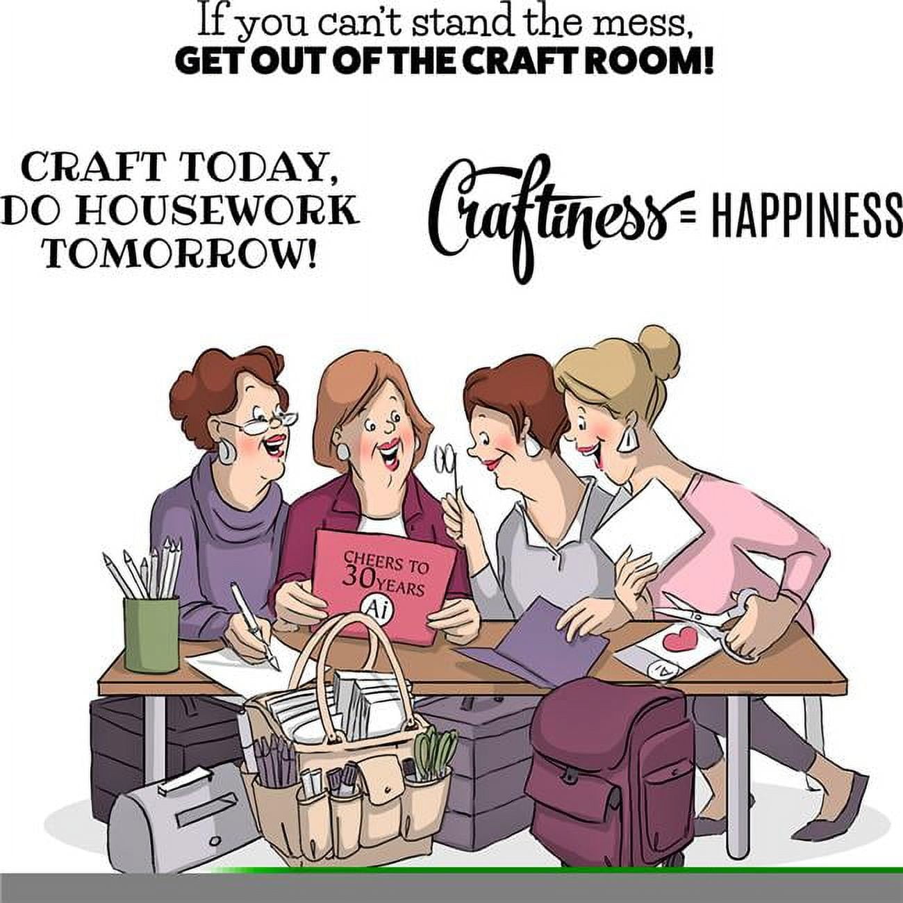 Art Impressions Girlfriends Cling Rubber Stamps 10"X4.5"-Crafty Girls ...