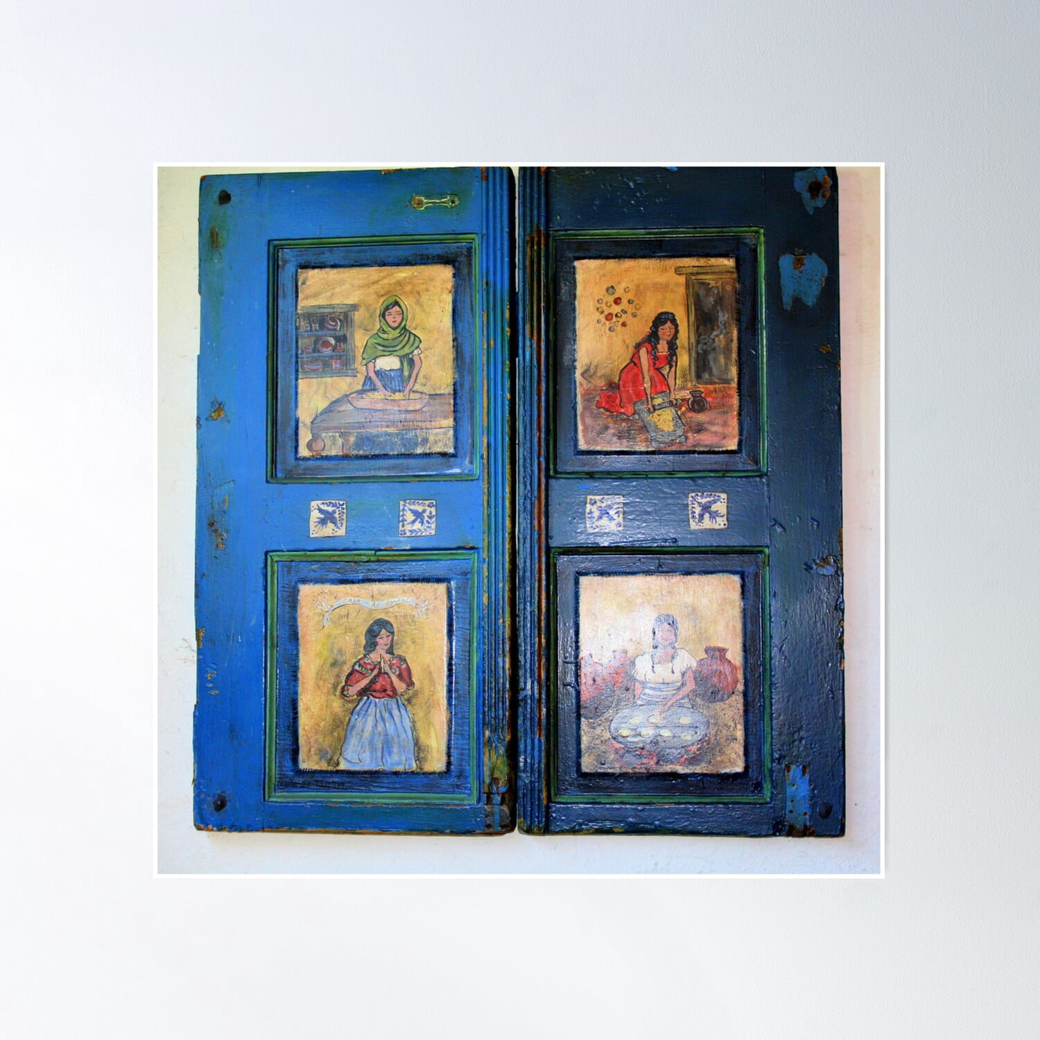 Art In A Window Poster Wall Art, Modern Wall Decor, 12x18 UNFRAMED ...