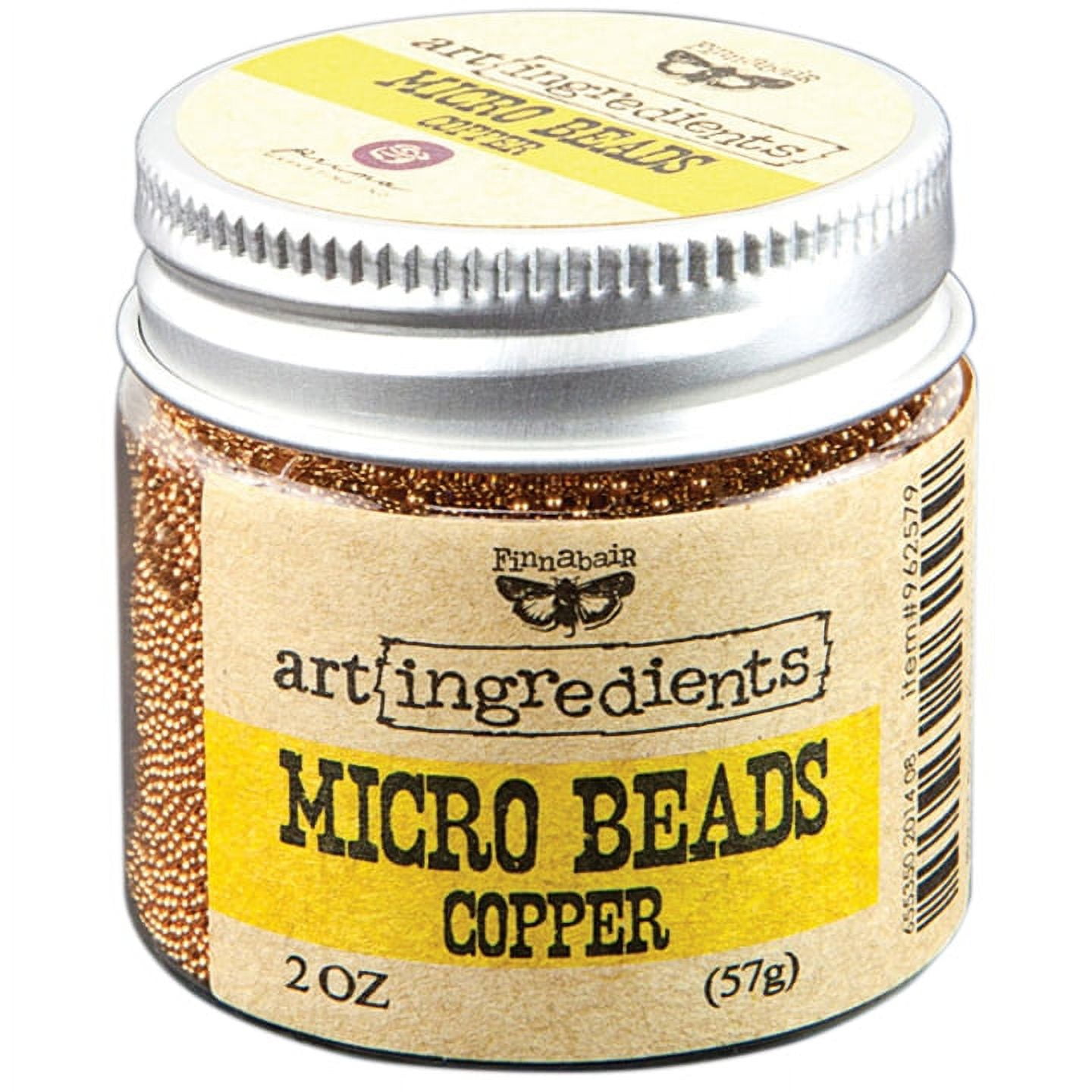 Finnabair Art Ingredients Micro Beads 2oz-Copper - Walmart.com