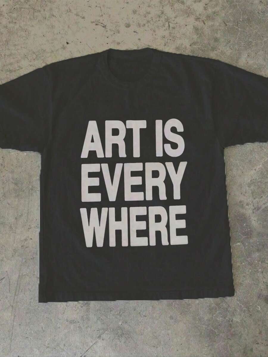 Art Is Everywhere Graphic T-Shirt: Soft Unisex Cotton Tee, Lightweight ...