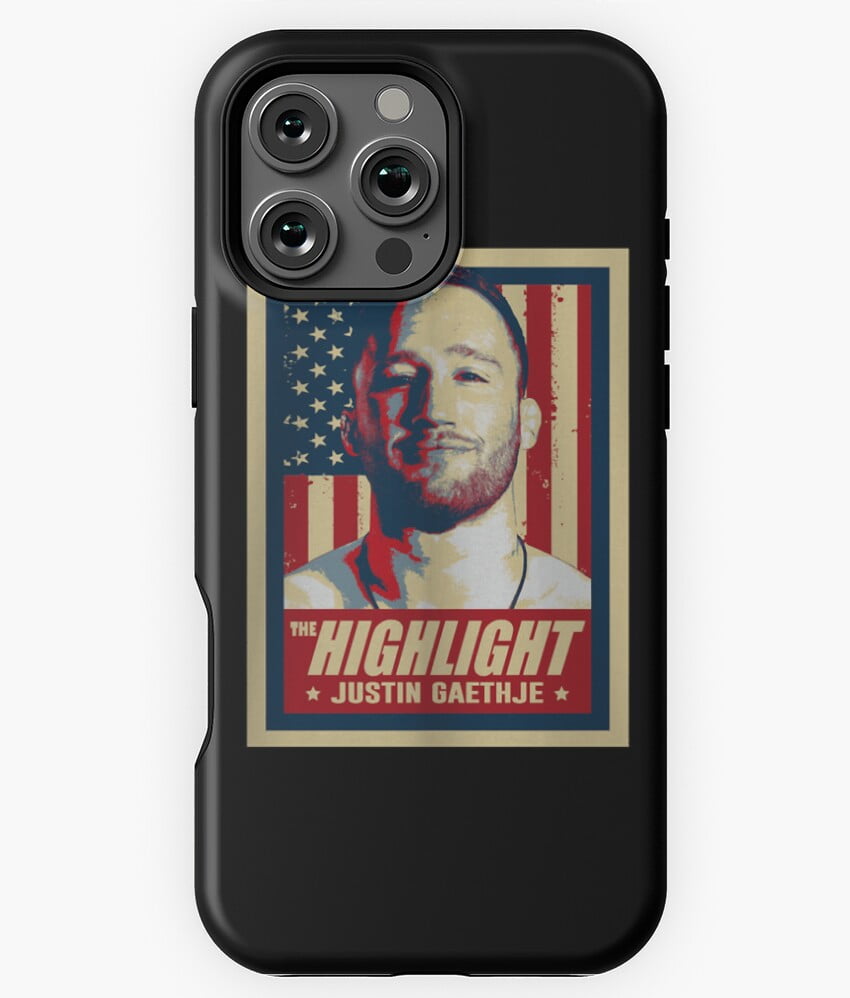 Art Justin Gaethje Lover Gift N4224 Phone Case for iPhone 17 16 15 14 ...