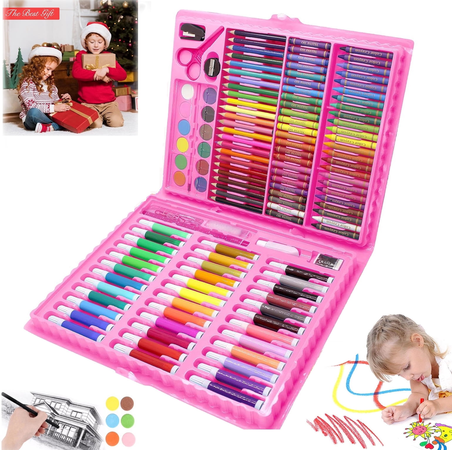 Art Kit, PandaTop Drawing Painting Art Supplies for Kids Girls Boys ...